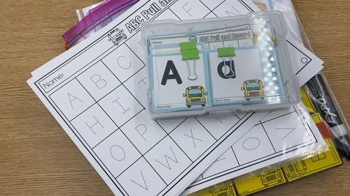 Back to School ELA and Math Centers for the Classroom + Home BUNDLED
