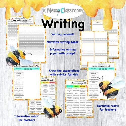 Integrated Bee Anatomy Unit with Biology, Text Features, & Writing ...