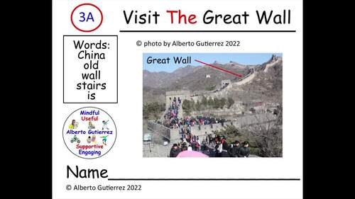 Nonfiction: Visit The Great Wall #3A by ALBERTO GUTIERREZ | TPT
