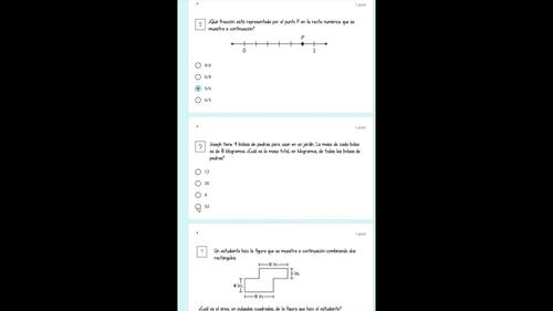 Math Test Prep in Spanish For Third Grade - Repaso de matemáticas tercero