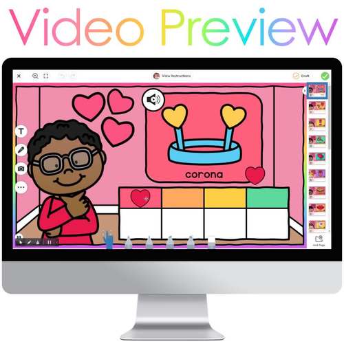 Centros de Febrero Digital - Cuenta y Escribe Silabas by The Bilingual ...