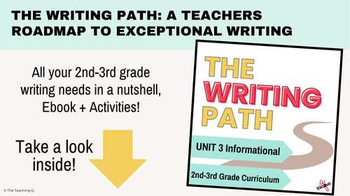 Writing Units BUNDLE - Writing Curriculum Activities 2nd 3rd Grade