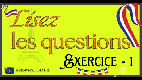 Compréhension de l’oral - Listening Exercise - DELF A1 & A2 | TPT