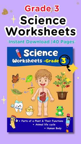 Grade 3 Science Worksheets | Plants, Animals & Human Body | Fun ...