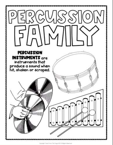 Instrument Families Introduction Unit Printable and Digital Package