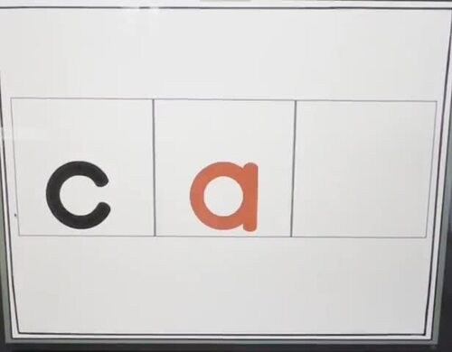 cvc word practice to practice tapping, blending, and segmenting with ...