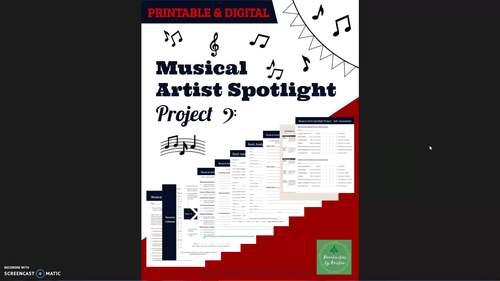 MEGA BUNDLE of Music Projects and Worksheets by Kreativities by Kristen