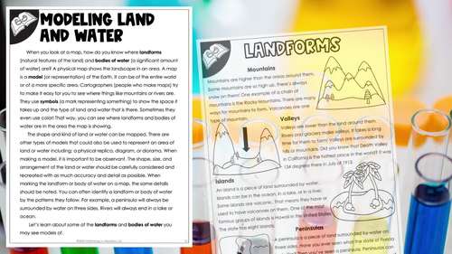 Modeling Landforms on Earth | 2nd Grade Science NGSS | Print + Google 2 ...