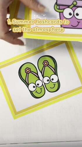 ESL Summer lesson - Vocabulary and numbers for kids by My Esl World 123