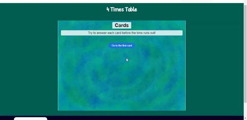 Multiplication Facts Fluency Game - 4 Times Table Review - Printable ...