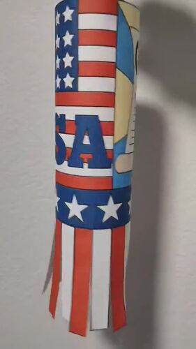 Constitution Day Crafts Windsock Mobile Hanging USA U.S Citizens Activities