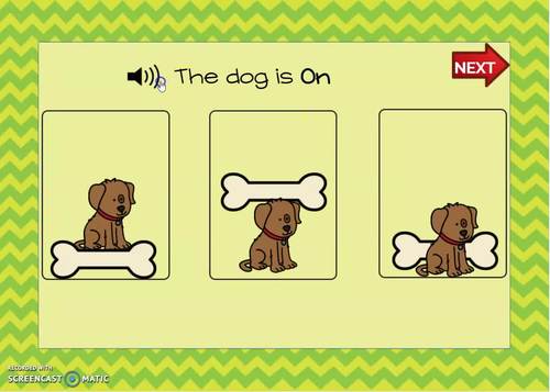 Pet Shop Prepositions In On and Under BOOM Cards by Speech Packtivities