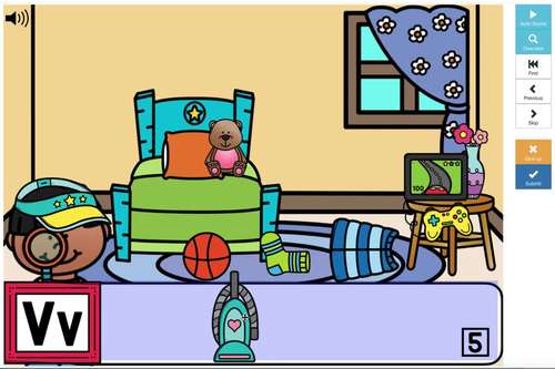 Virtual Alphabet Scavenger Hunt for Distance Learning! by Down in ...