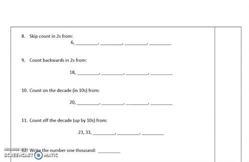 Stage 1 Mathematics Assessment with 2012 Syllabus NSW Outcomes & Answers
