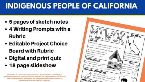 California Native Americans - Activities & Nonfiction Text Indigenous ...
