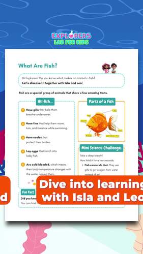 Fish Adventures with Isla & Leo | Ocean Science, Math, and Literacy ...