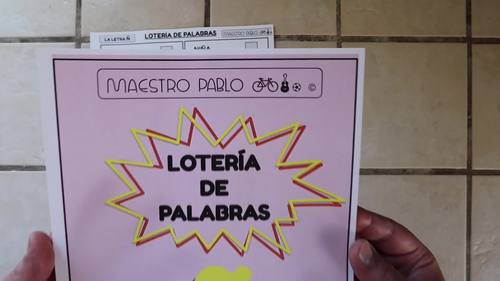 Loterías de Palabras Bundle / Ñ, RR, Países Latinos, Verbos, Día de los ...