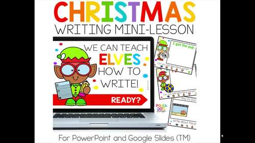 Christmas Elf Writing Activities | Christmas Directed Drawing | TPT