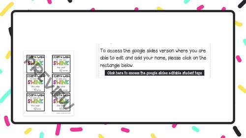 Student Gift Tags: Meet the Teacher: Back to School: EDITABLE | TPT