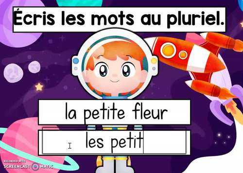 Le pluriel des déterminants, des noms et des adjectifs Boom Cards