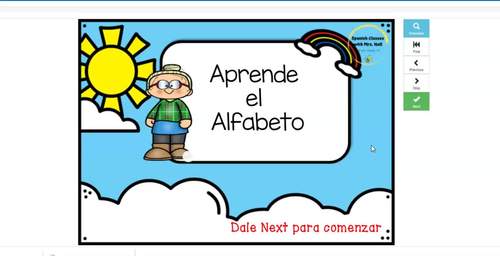Alfabeto - Learn the ABC in Spanish by Spanish Classes with Mrs Hall