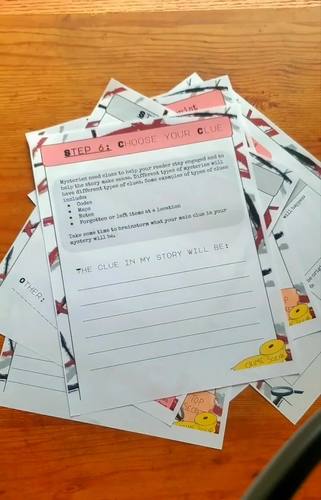 Fiction Writing - My Mystery Creative Writing Student Packet : Grades 4 - 7