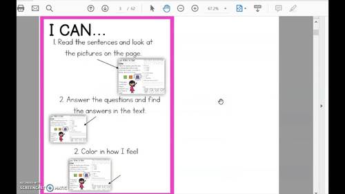 Social Emotional Learning (SEL) Reading Passages October Creativity Theme