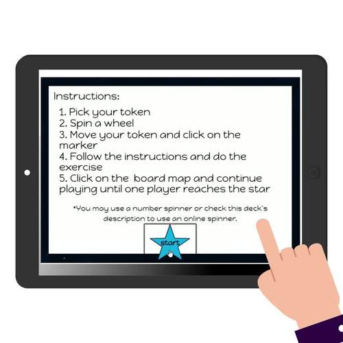 Board Games Movement Activities BOOM CARDS Distance Learning | TPT