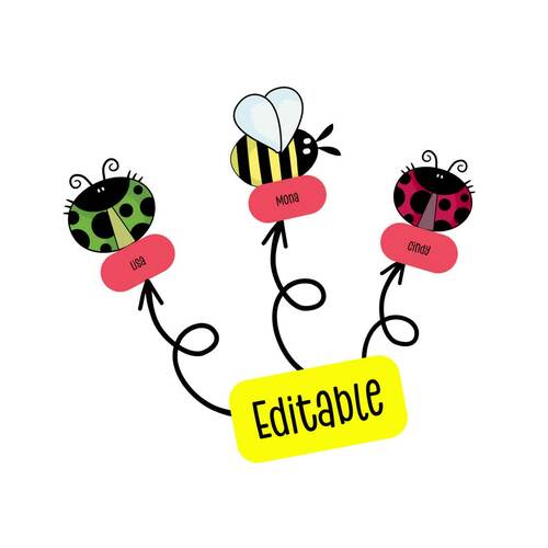 Spring Bulletin Board Kits, Easter Door Decoration | Printable| Editable