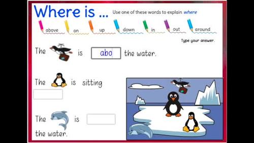 POSITION WORDS Math and Language Digital Tasks SET 2 by Aussie Waves