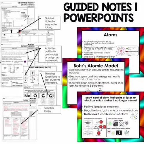 Atmosphere Guided Notes & PowerPoints NGSS Earth Science Guided Notes