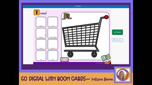 Boom™ Cards: Articulation Let's Shop! for speech therapy by Katrina Bevan
