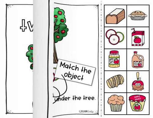 Interactive & Adaptive Book "Under The Apple Tree" Pre-K Special education