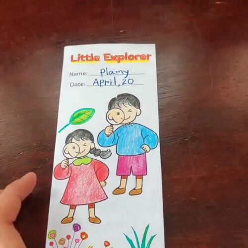 Spring Brochure Craft : Writing Insect Counting Activity /Little Explorer