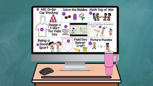 Field Day Digital Activity / Choice Board by Standards in Elementary