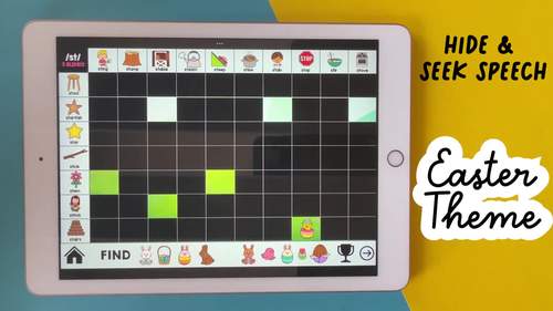 Hide & Seek Speech - Articulation Game - Easter Theme - PPT & Boom Cards™