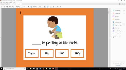 No Print, No Prep: Pronouns by droforisanzo | TPT