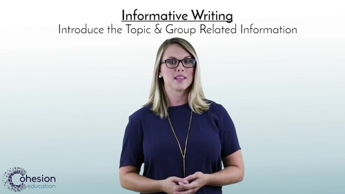 Introduce the Topic & Group Related Information by Cohesion Education