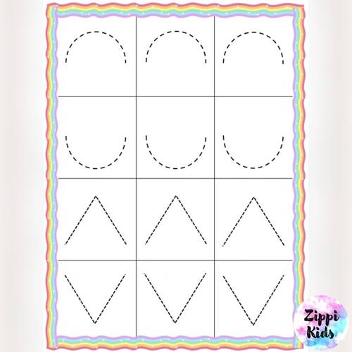 Prewriting Tracing Activity Fine motor Binder for Preschoolers and ...