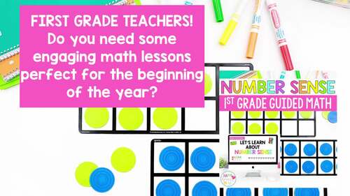 Number Sense 1st Grade Guided Math Unit Activities Worksheets Lessons ...