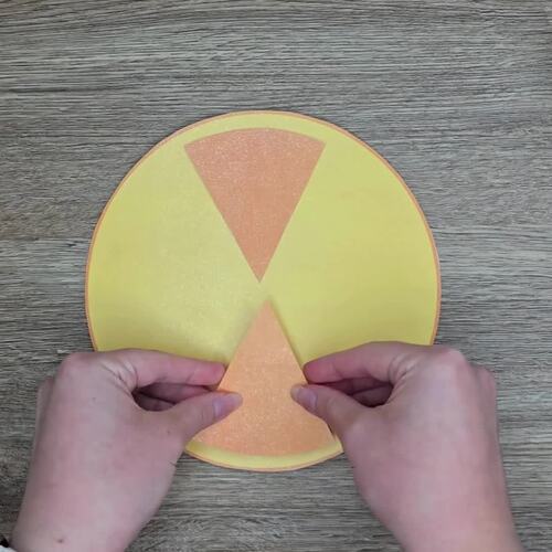 Orange Craft Template by Mollers Makes It | TPT