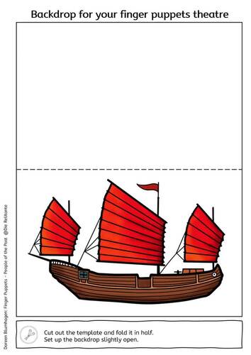 People in ancient China - People in History - Finger Puppets by Die ...