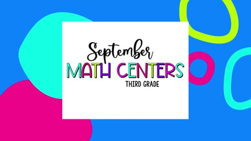 September Math Centers for Third Grade by Kayla Graves | TPT