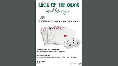 Probability in Real Life Project (IB MYP Criterion C, D) by MYP Maths