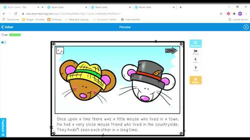 BOOM CARDS Aesop's Fable:TOWN MOUSE &COUNTRY MOUSE Digital Reading ...