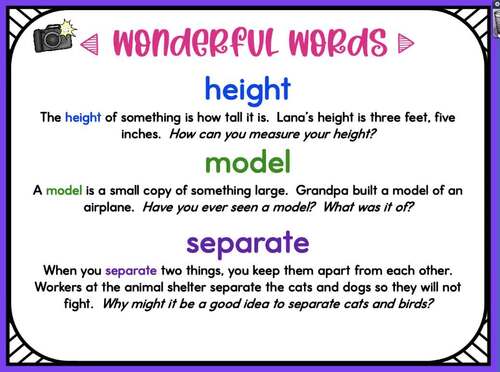 Wonders 1st Grade Unit 2 Week 5 Supplemental Resource - ActivInspire ...