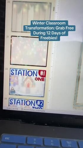 Winter Classroom Transformation Kit- Decor, Slides, Templates, and More!