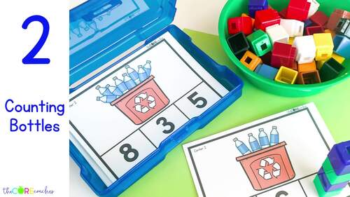 Earth Day Math & Literacy Centers Preschool - PreK Earth Day Activities