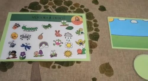 Spring. Memory // Juego de memoria de la primavera. Spanish and English