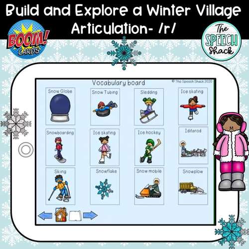 Winter Village Articulation BOOM Cards™ Bundle by The Speech Shack